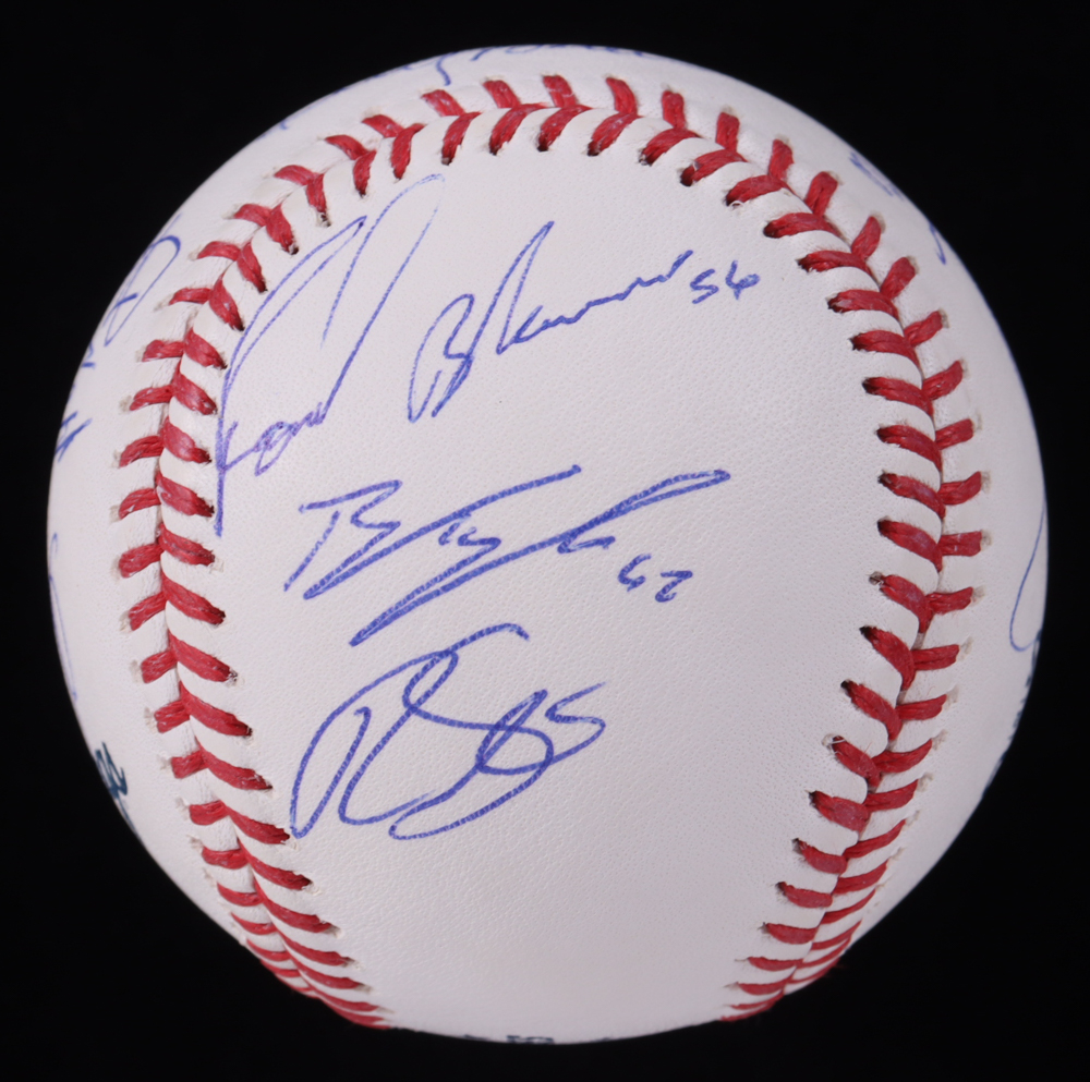 2022 Astros World Series Logo Baseball Signed By (13) With Dusty Baker ...