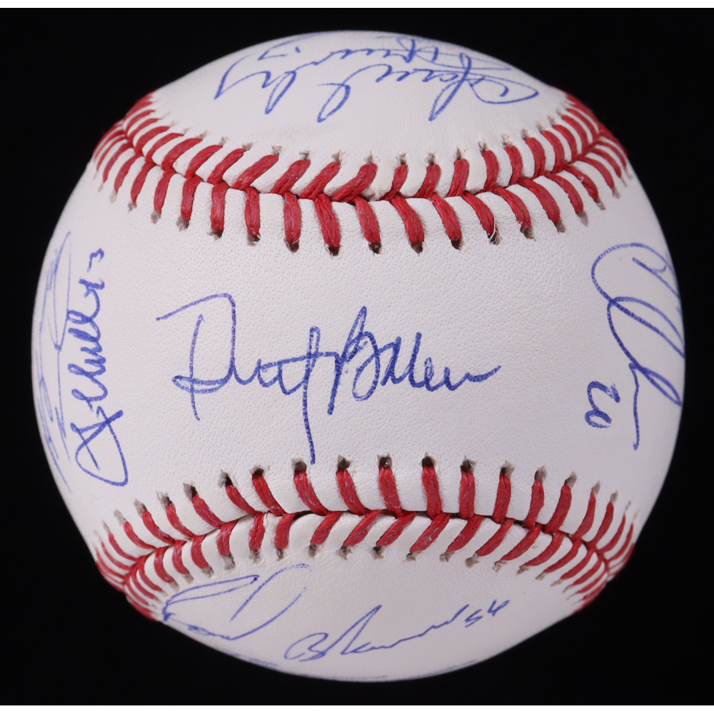 2022 Astros World Series Logo Baseball Signed By (13) With Dusty Baker ...
