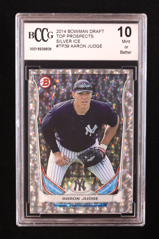 Aaron Judge 2014 Bowman Draft Top Prospects Silver Ice #TP39 RC (BCCG ...
