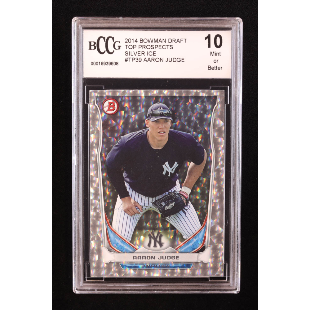 Aaron Judge 2014 Bowman Draft Top Prospects Silver Ice #TP39 RC (BCCG ...