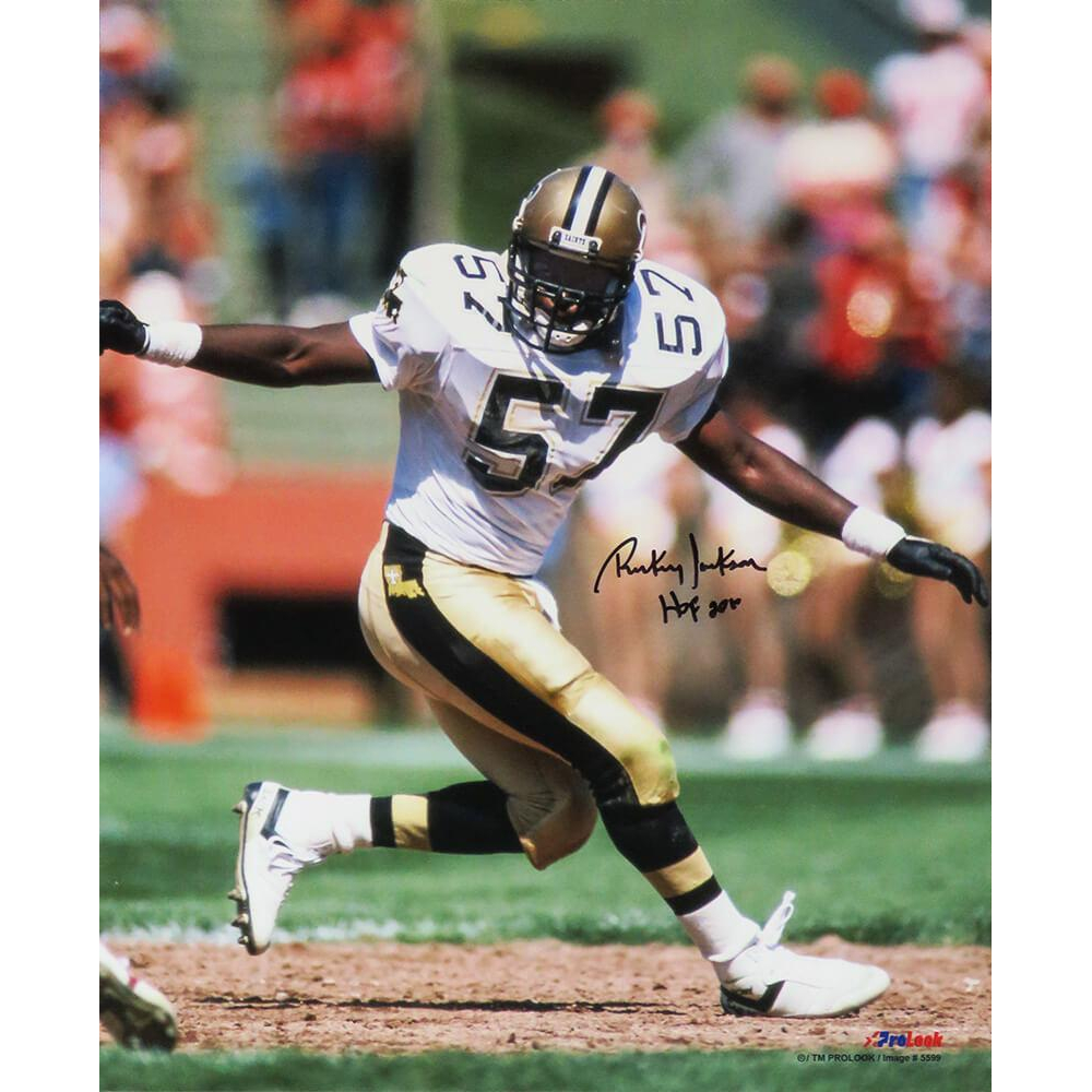 Rickey Jackson Signed Saints 16x20 Photo Inscribed "HOF 2010" (Schwartz ...