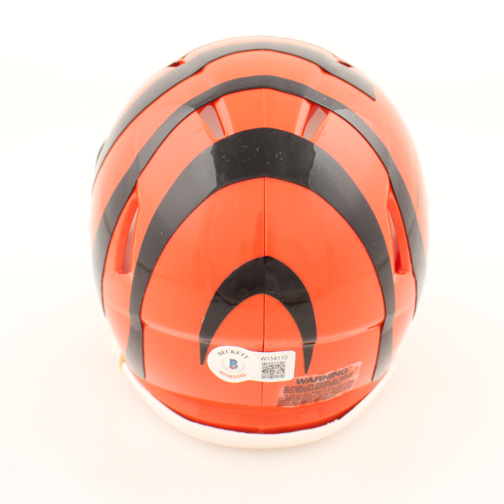 Tee Higgins Signed Bengals Speed Mini Helmet (Beckett) | Pristine Auction