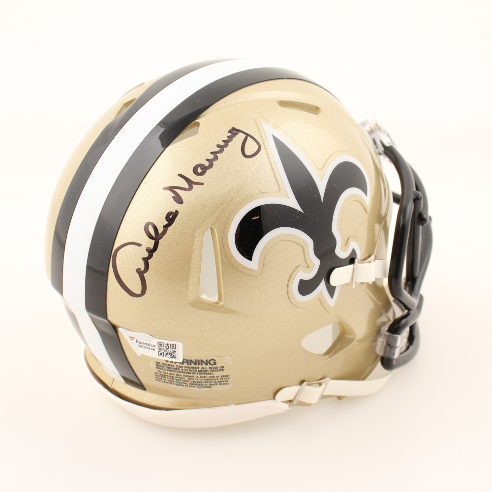 Archie Manning Signed Saints Speed Mini Helmet (Fanatics) | Pristine ...