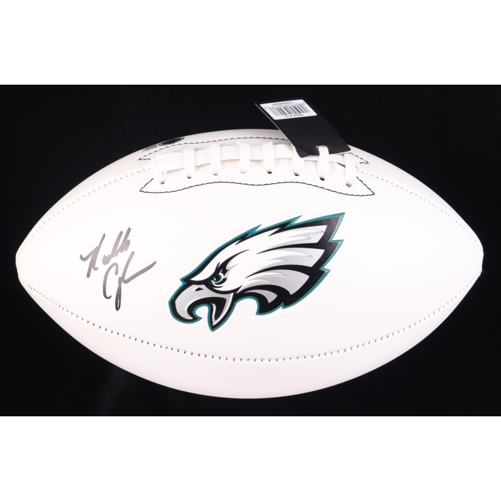 Randall Cunningham Signed Eagles Logo Football (Beckett) | Pristine Auction