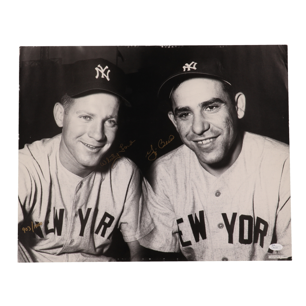 Yogi Berra & Whitey Ford Signed LE Yankees 16x20 Photo (JSA) | Pristine ...