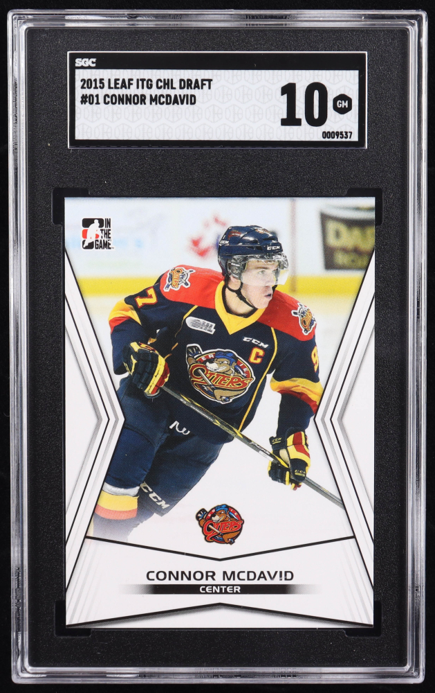 Connor McDavid 2015 ITG CHL Draft #1 RC (SGC 10) | Pristine Auction