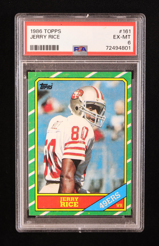 Jerry Rice 1986 Topps #161 RC (PSA 6) | Pristine Auction