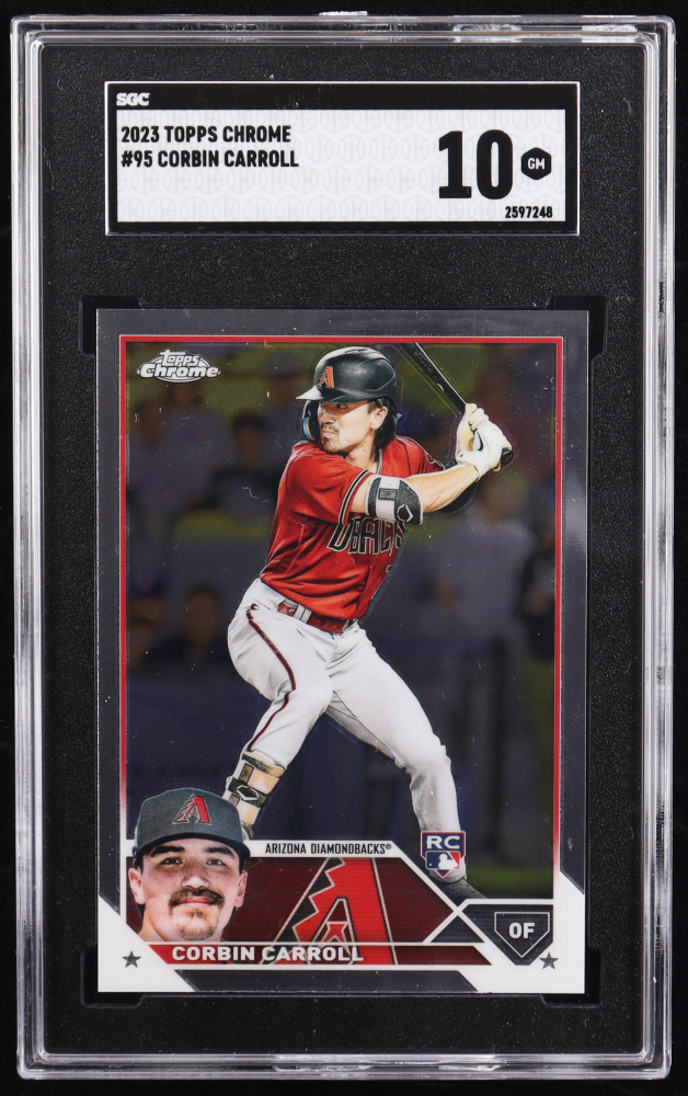 Corbin Carroll 2023 Topps Chrome #95 RC (SGC 10) | Pristine Auction