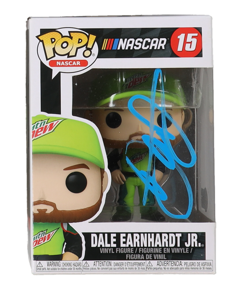 Dale Earnhardt Jr. Signed NASCAR #15 Funko Pop! Vinyl Figure (Beckett ...