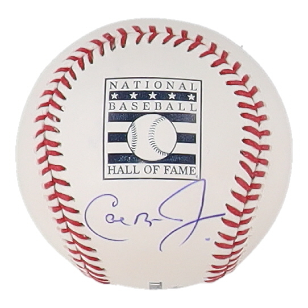 Cal Ripken Jr. Signed OML Hall of Fame Logo Baseball (JSA) | Pristine ...