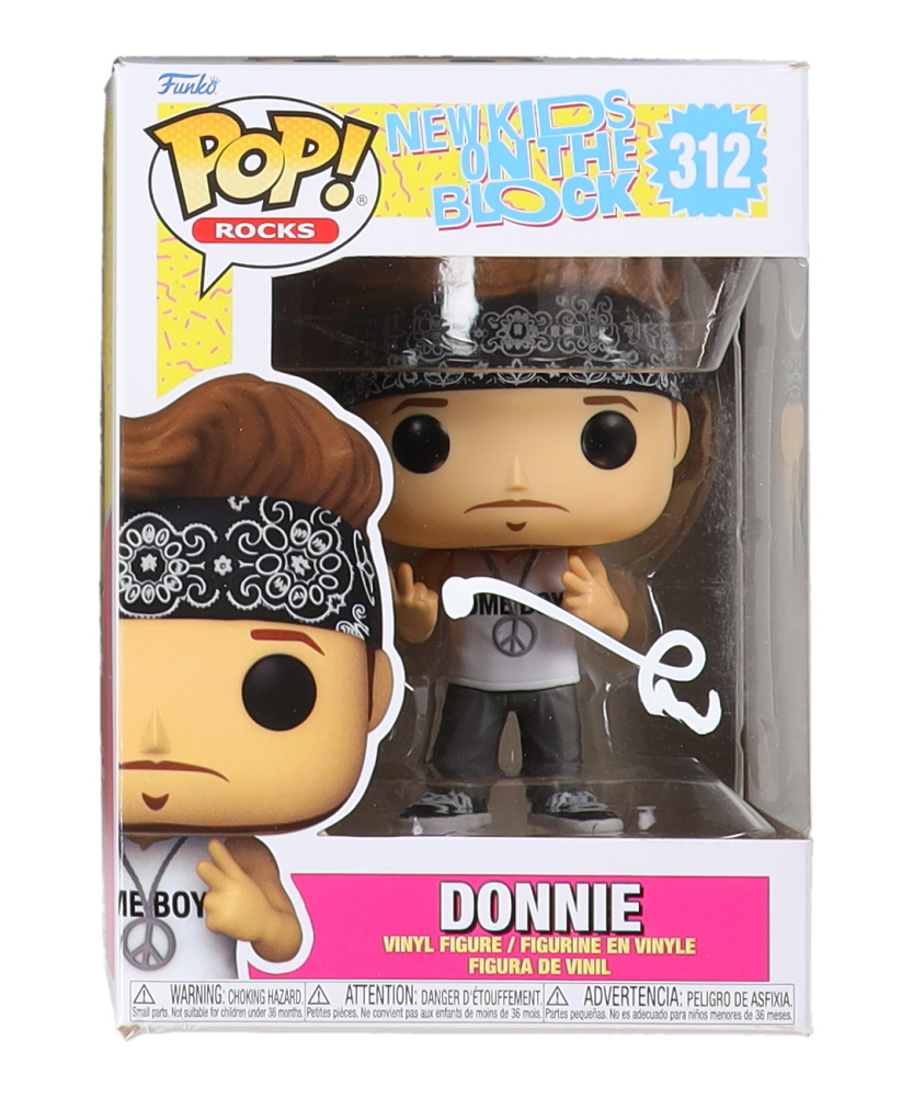 Donnie Wahlberg Signed "News Kids On The Block" #312 Donnie Funko Pop ...