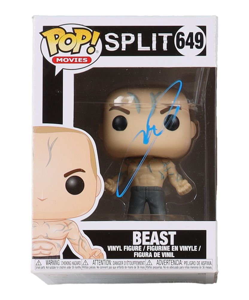 James McAvoy Signed "Split" #649 Beast Funko Pop! Vinyl Figure (Beckett ...