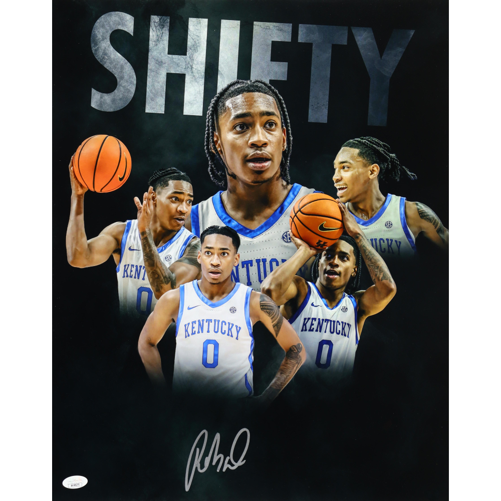 Rob Dillingham Signed Kentucky Wildcats 16x20 Photo (JSA) | Pristine ...