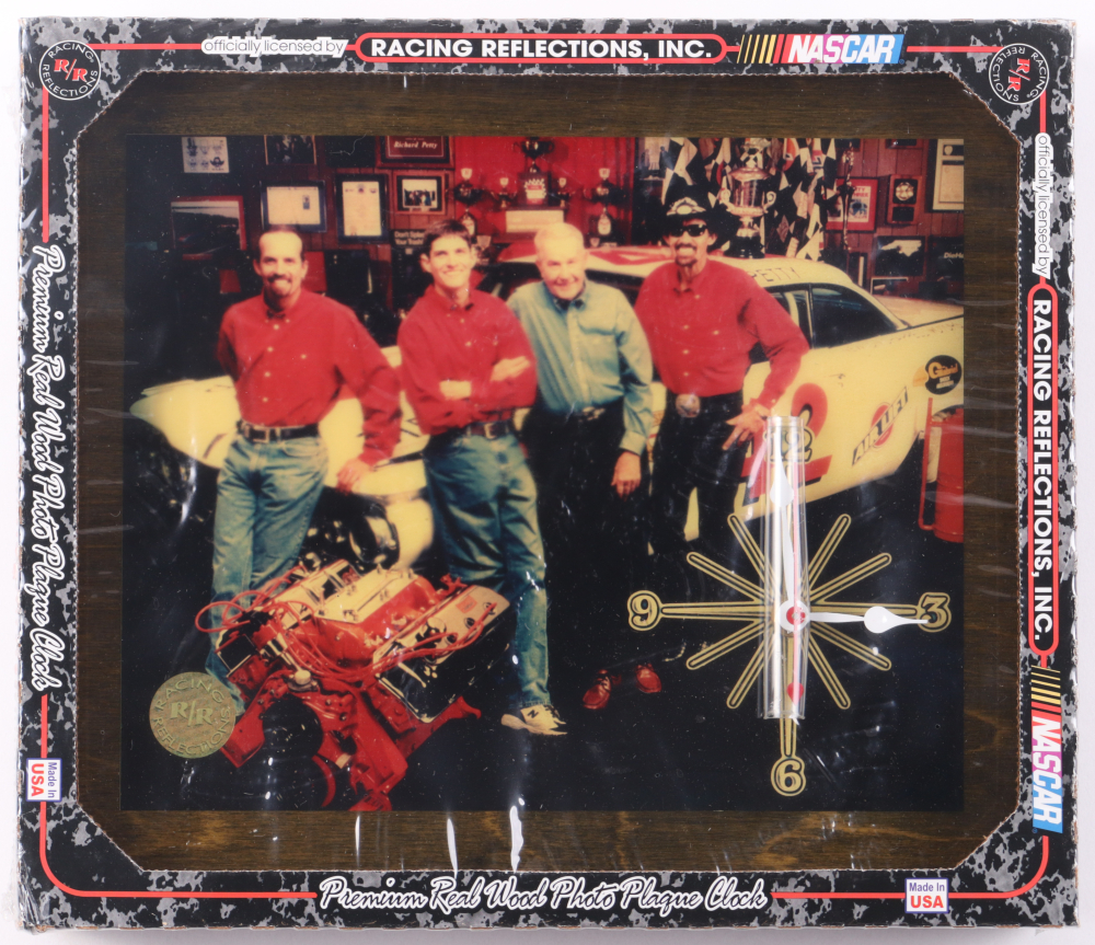 Racing Reflections Petty 4 Generations Clock Vintage Clock from Richard ...