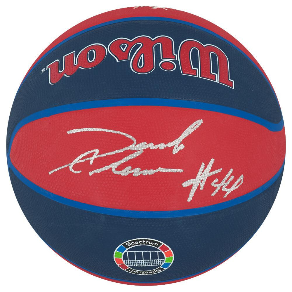 Derrick Coleman Signed 76ers Logo Basketball (Schwartz) | Pristine Auction