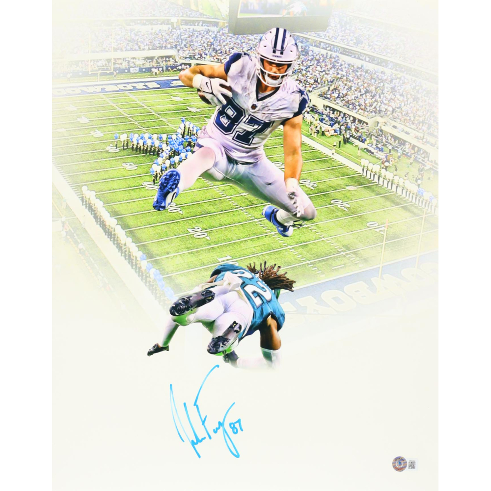 Jake Ferguson Signed Cowboys 16x20 Photo (Beckett) | Pristine Auction