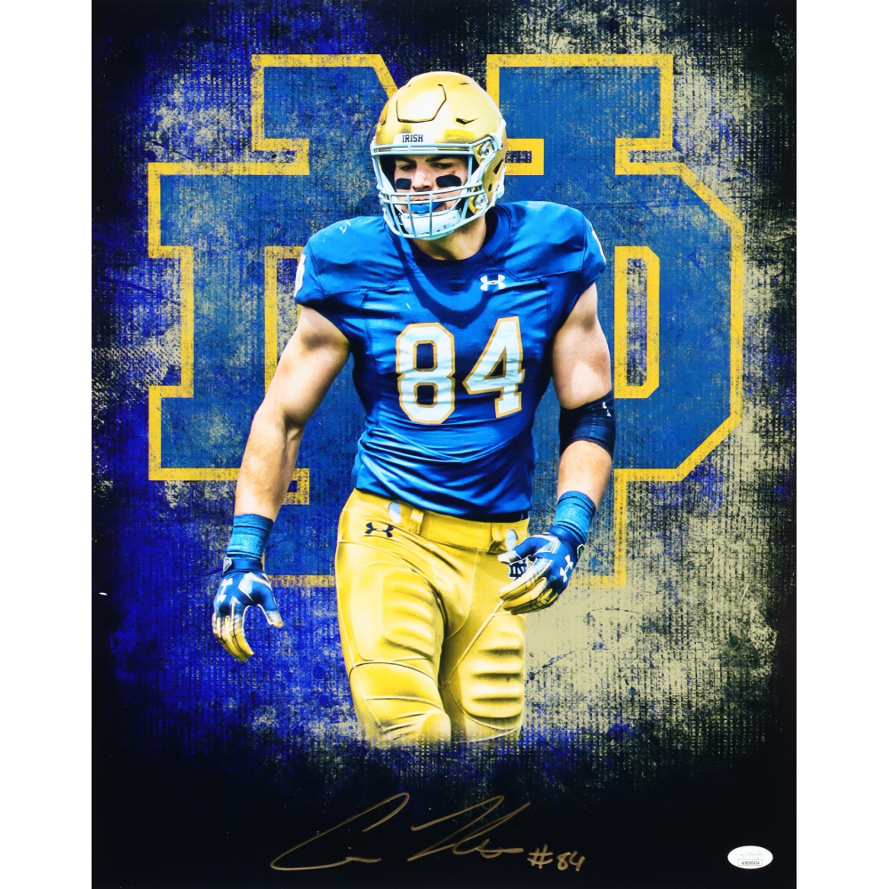 Jake Ferguson Signed Notre Dame Fighting Irish 16x20 Photo (JSA ...