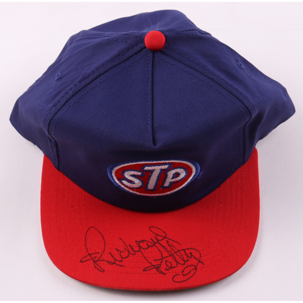 Richard Petty Signed Owned & Worn STP Hat | Pristine Auction