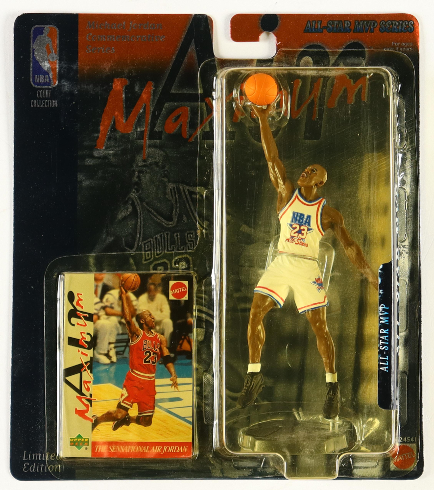 Michael Jordan 1999 Air Maximum Action Figure with Upper Deck Card ...