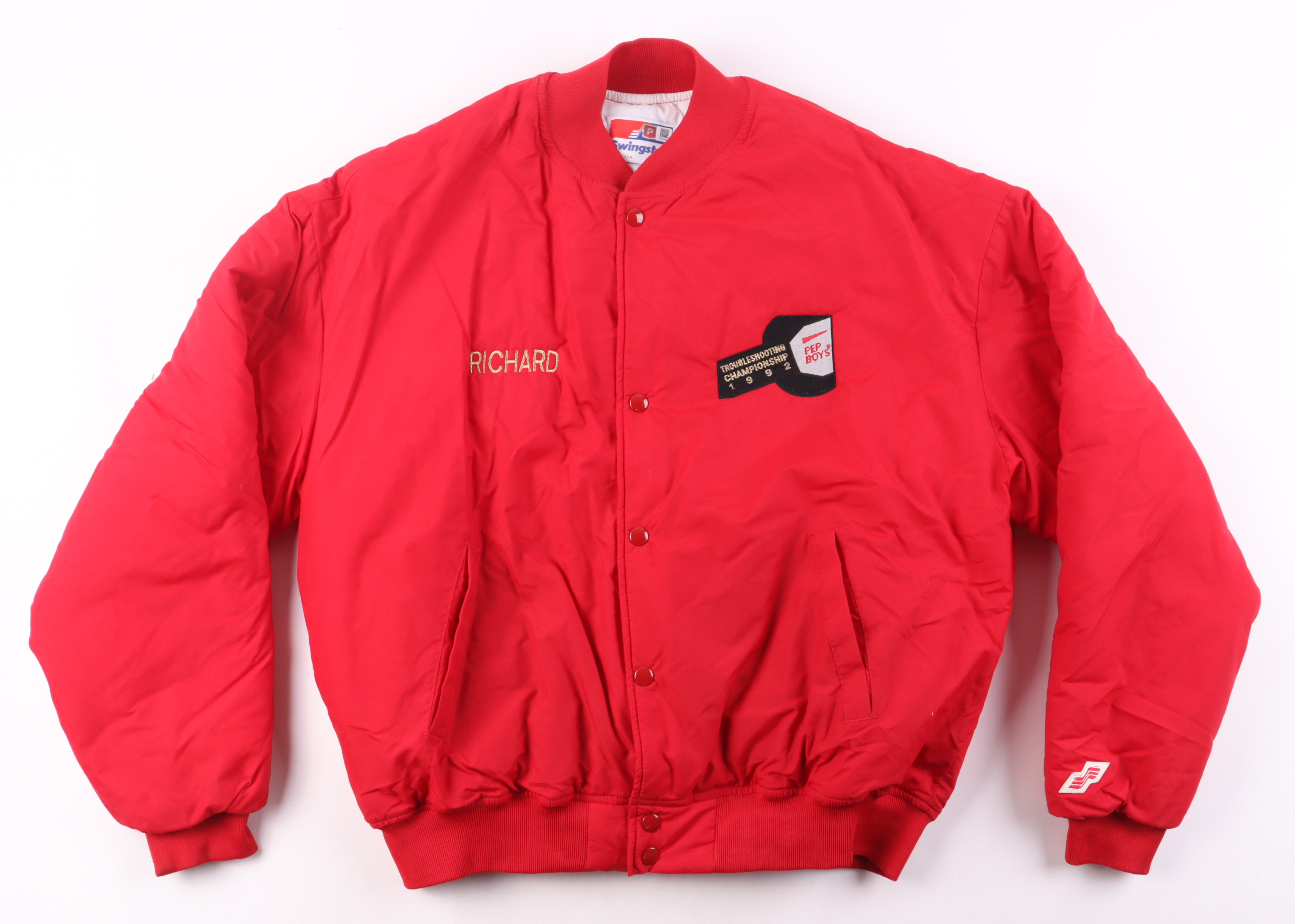Richard Petty 1992 Pep Boys Troubleshooting Championship Jacket Owned ...