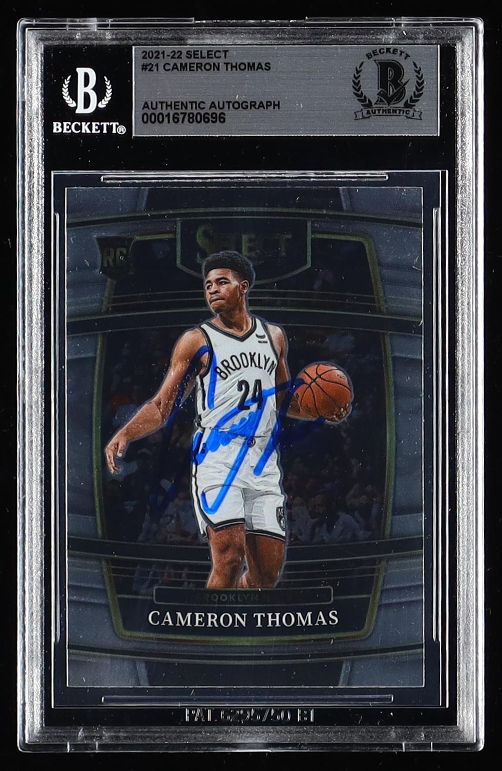 Cameron Thomas Signed 2021-22 Select #21 RC (BGS) | Pristine Auction