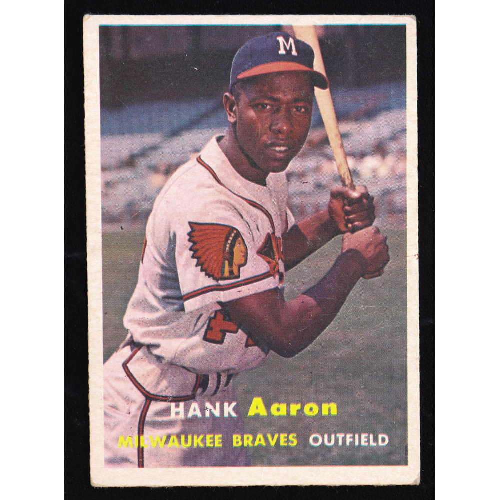 Hank Aaron 1957 Topps #20 UER | Pristine Auction
