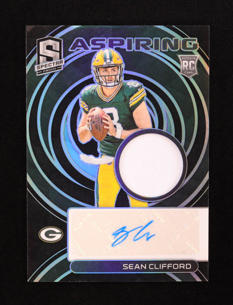 Sean Clifford 2023 Panini Spectra Aspiring Patch Autographs #19 RC #31/ ...