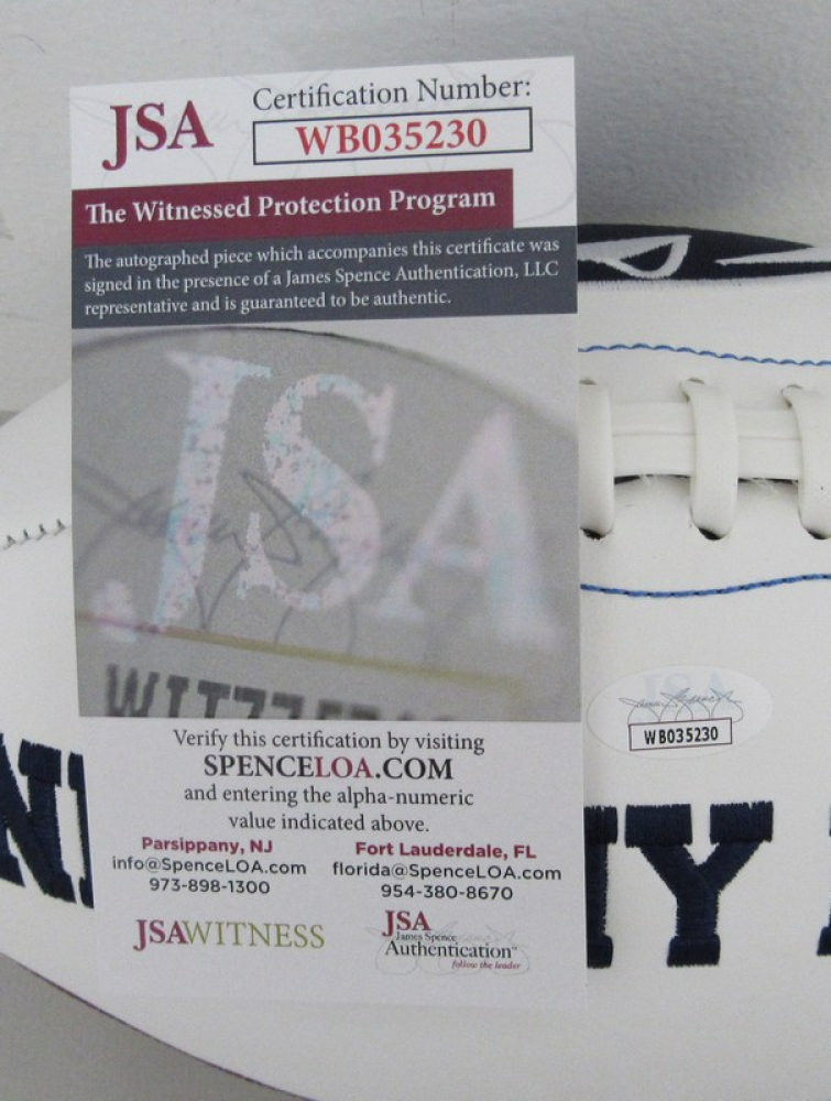 Drew Allar Signed Penn State Nittany Lions Logo Football (JSA ...