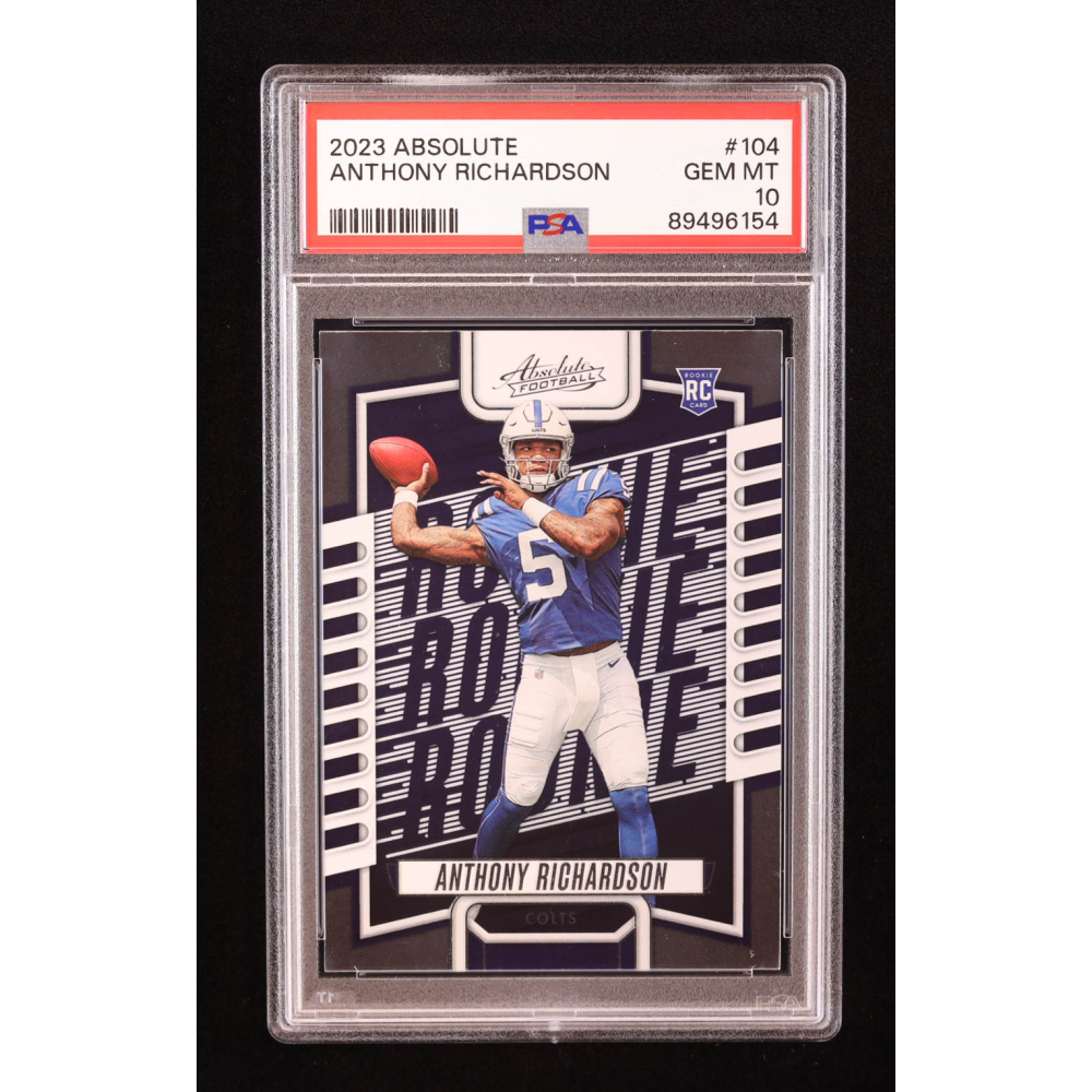 Anthony Richardson 2023 Absolute #104 RC (PSA 10) | Pristine Auction