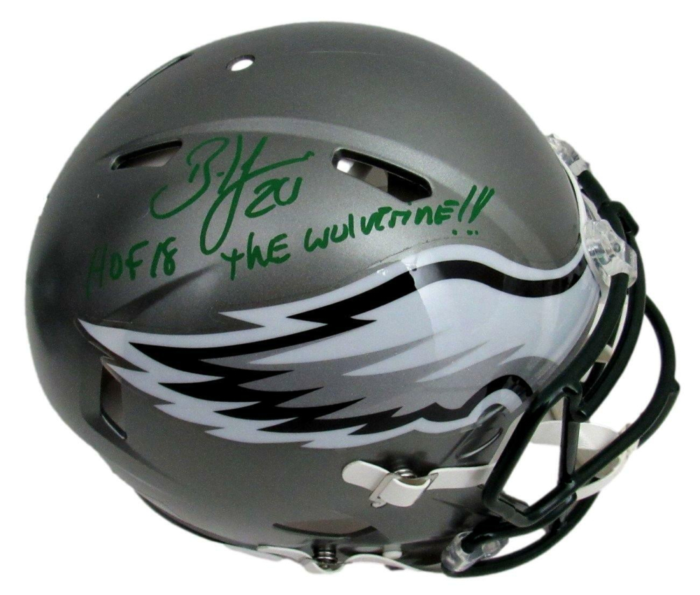 Brian Dawkins Signed Eagles Full-Size Authentic Flash Alternate Speed ...