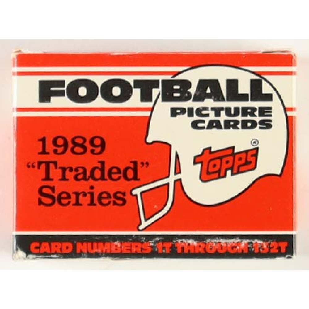 1989 Topps Football "Traded" Series Box With (132) Cards | Pristine Auction