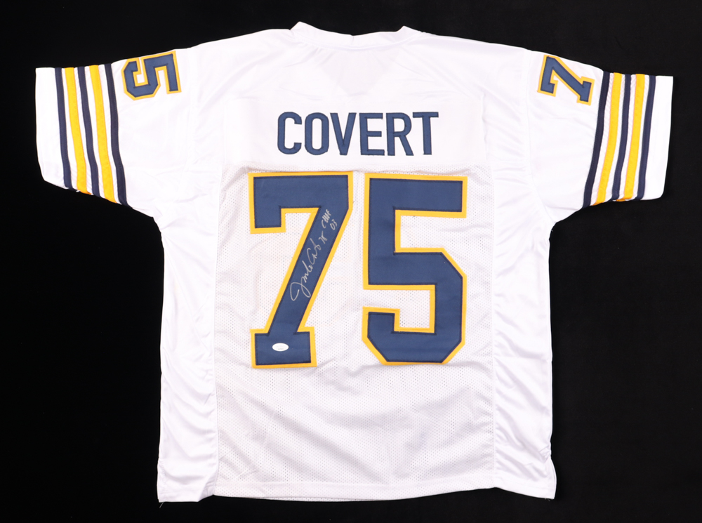 Jim Covert Signed Jersey Inscribed "CHOF 03" (JSA) | Pristine Auction