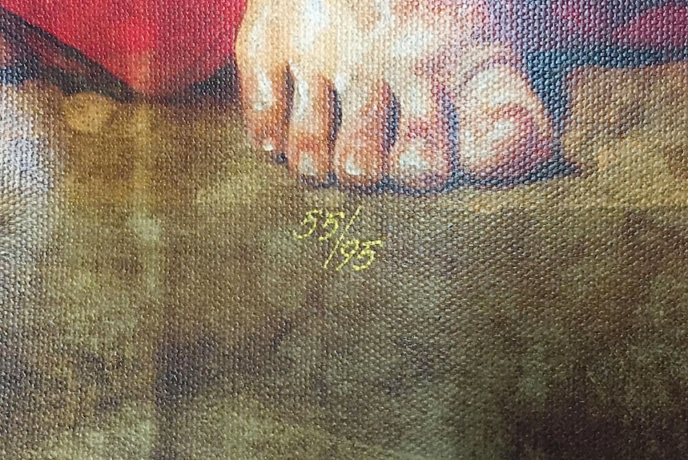 Vatican Artist Tomasz Rut "Intimita" Signed Limited Edition 22" x 32 ...