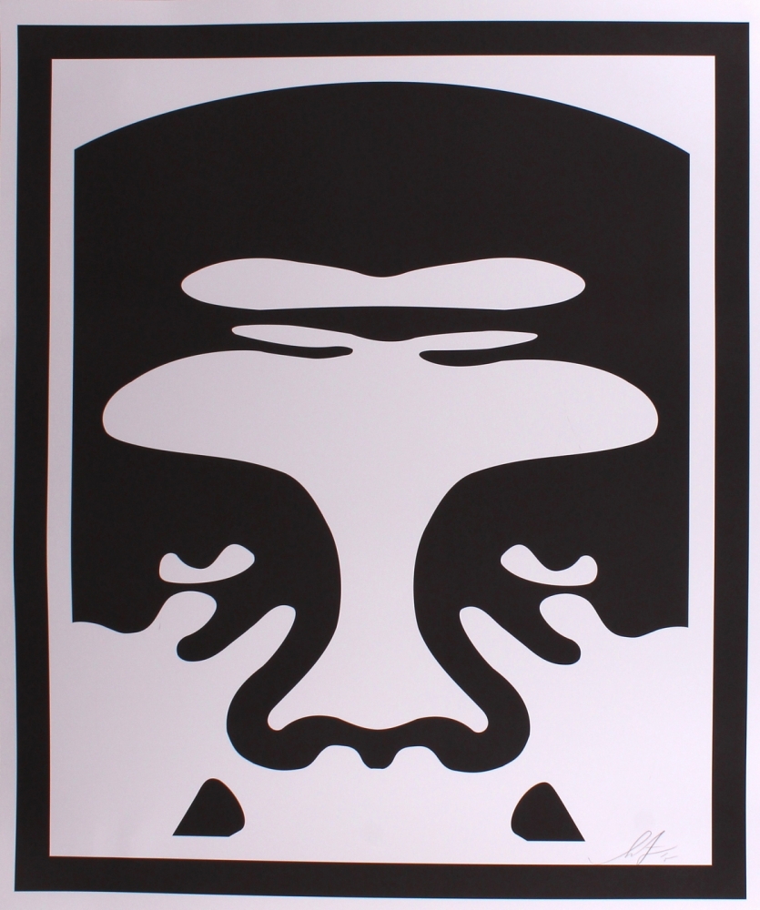 Shepard Fairey "Obey" Andre the Giant Signed 25" x 30" Lithograph on ...