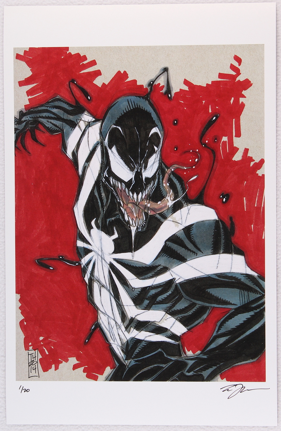 "Venom" Spider-Man Villain Series Signed Limited Edition 11x17 ...