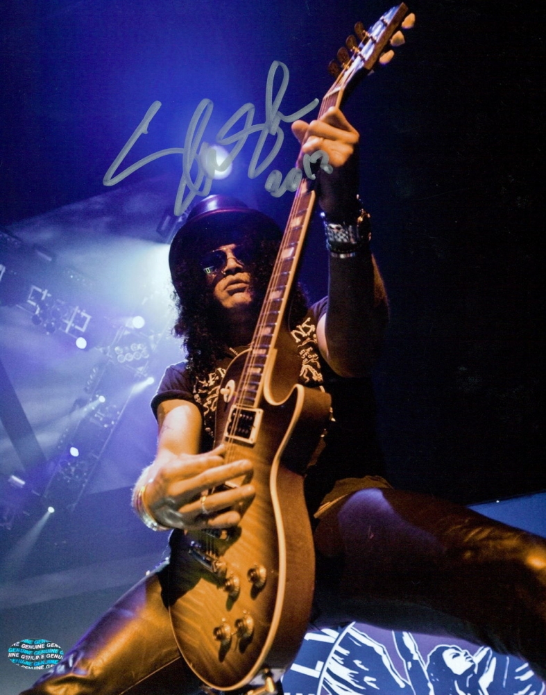 Slash Signed 8x10 Photo (Danny's Graphs COA) | Pristine Auction
