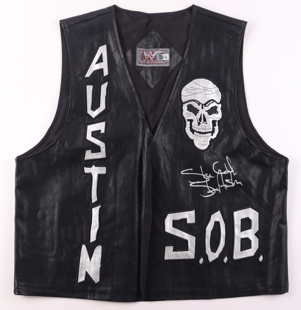 "Stone Cold" Steve Austin Signed WWF Vest (Beckett) | Pristine Auction