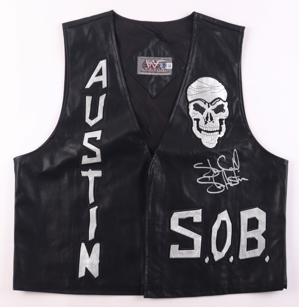 "Stone Cold" Steve Austin Signed WWF Vest (Beckett) | Pristine Auction
