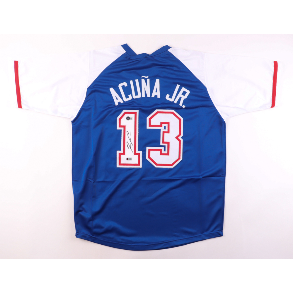 Ronald Acuna Jr. Signed Jersey (Beckett & Acuna Jr.) | Pristine Auction