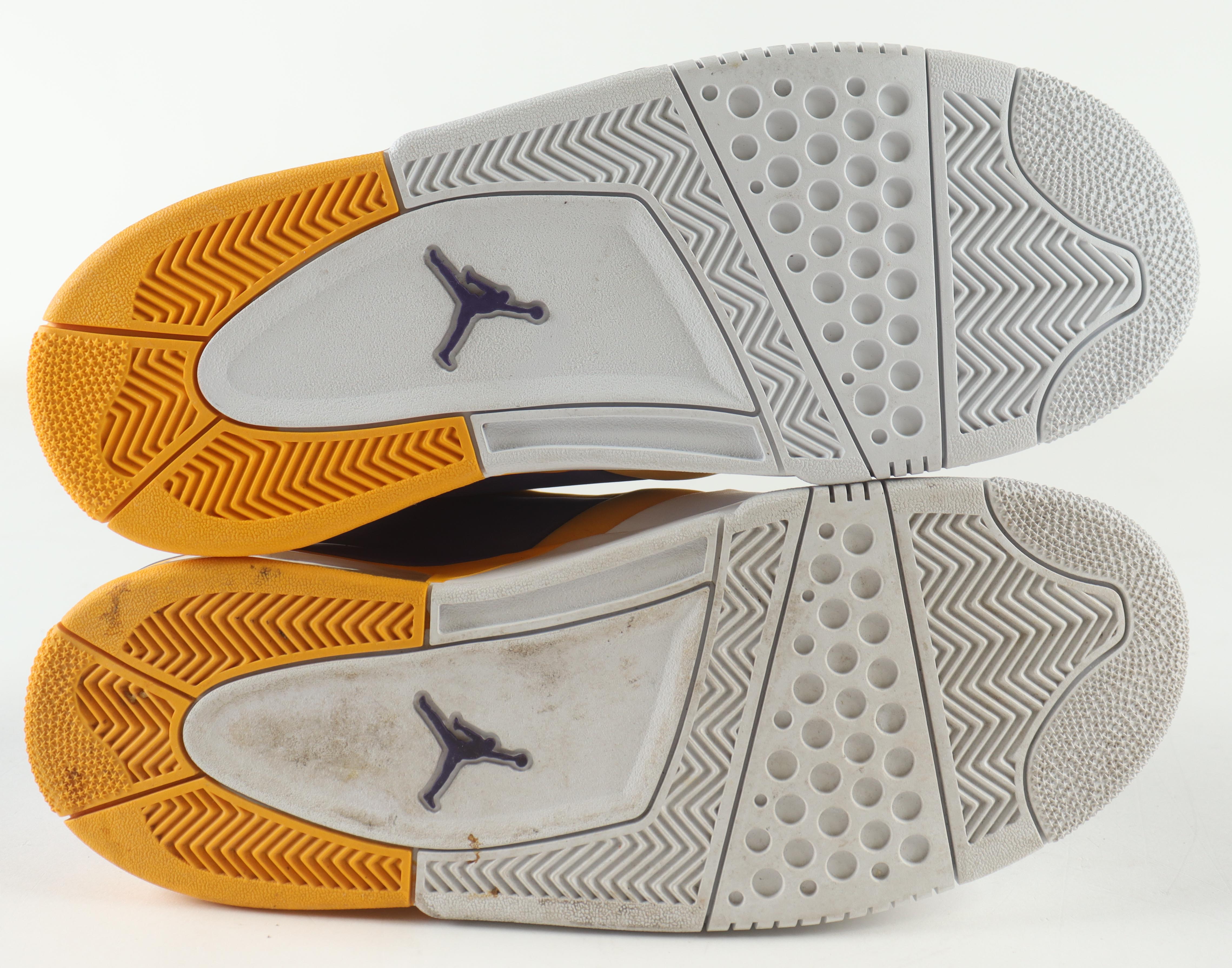 Magic Johnson Signed Pair of Air Jordan Basketball Shoes (Beckett ...