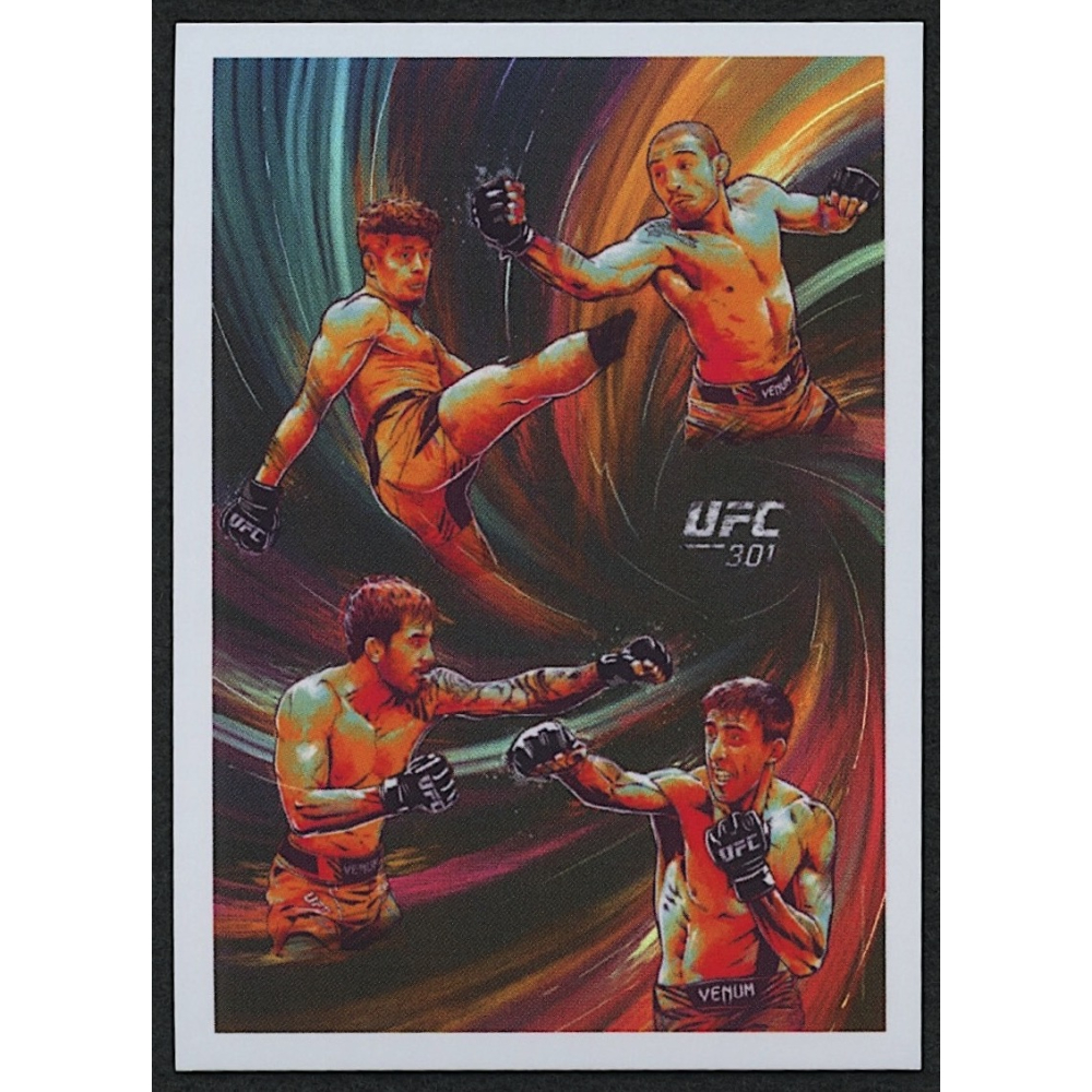 UFC 301 2024 Topps Now SP Fight Poster #/301 | Pristine Auction