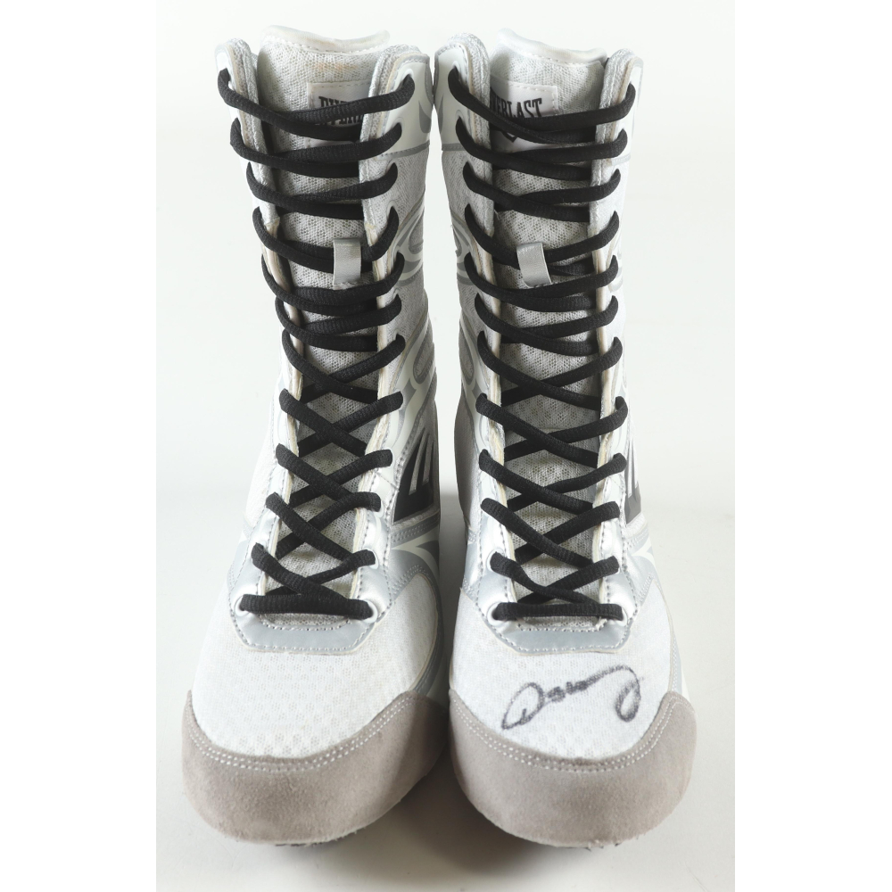 Oscar De La Hoya Signed Everlast Professional Boxing Shoes (Beckett ...