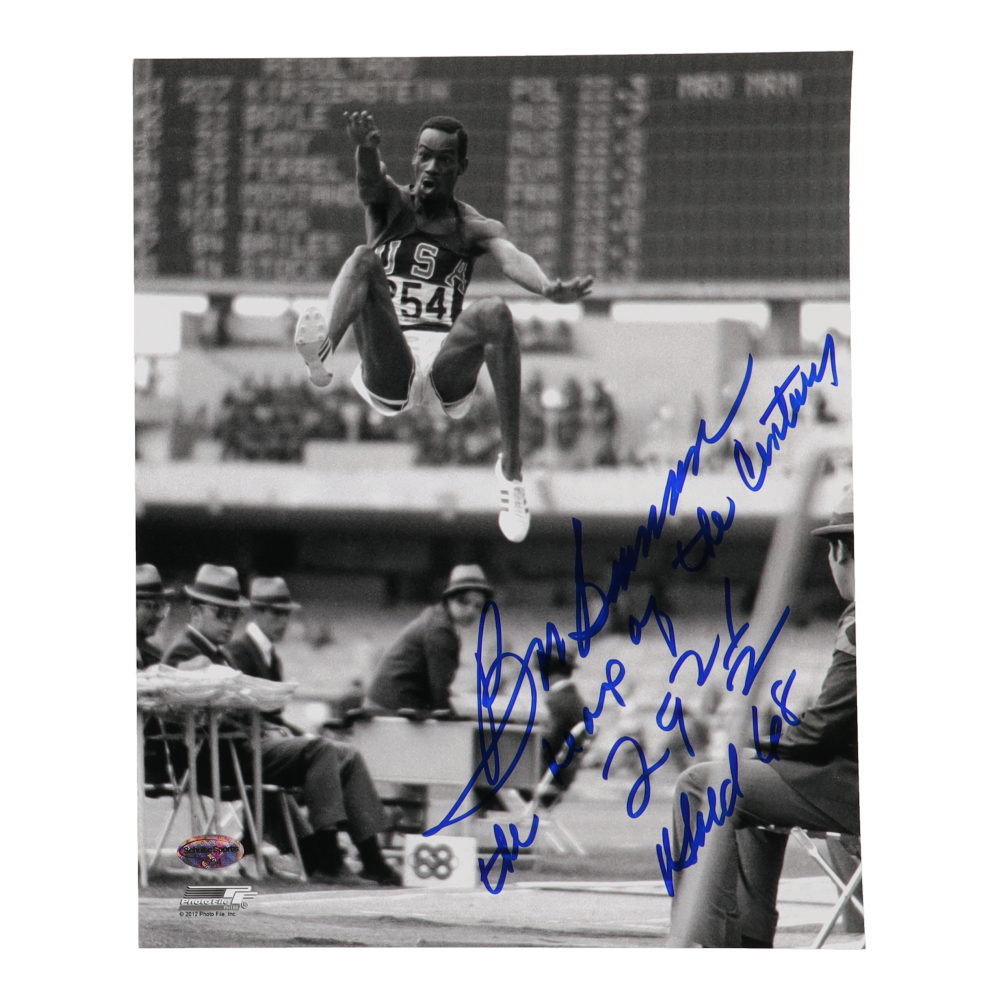 Bob Beamon Signed 8x10 Photo Inscribed "The Leap of the Century", "29 2 ...