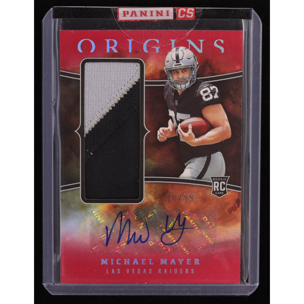 Michael Mayer 2023 Panini Origins Rookie Jumbo Patch Autographs Red #13 ...
