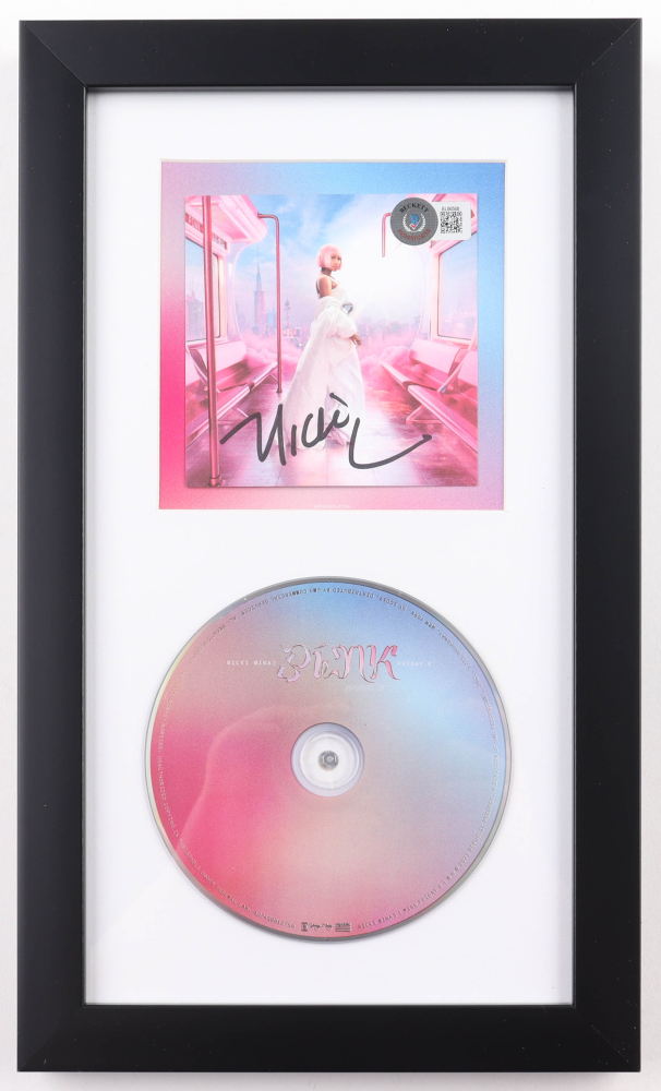 Nicki Minaj Signed "Pink Friday 2" Custom Framed CD Album Insert ...