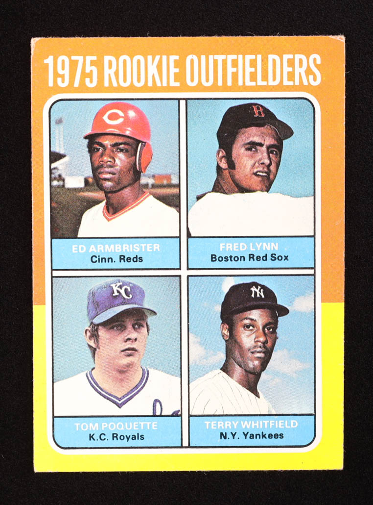 Ed Armbrister / Fred Lynn / Tom Poquette / Terry Whitfield 1975 Topps ...