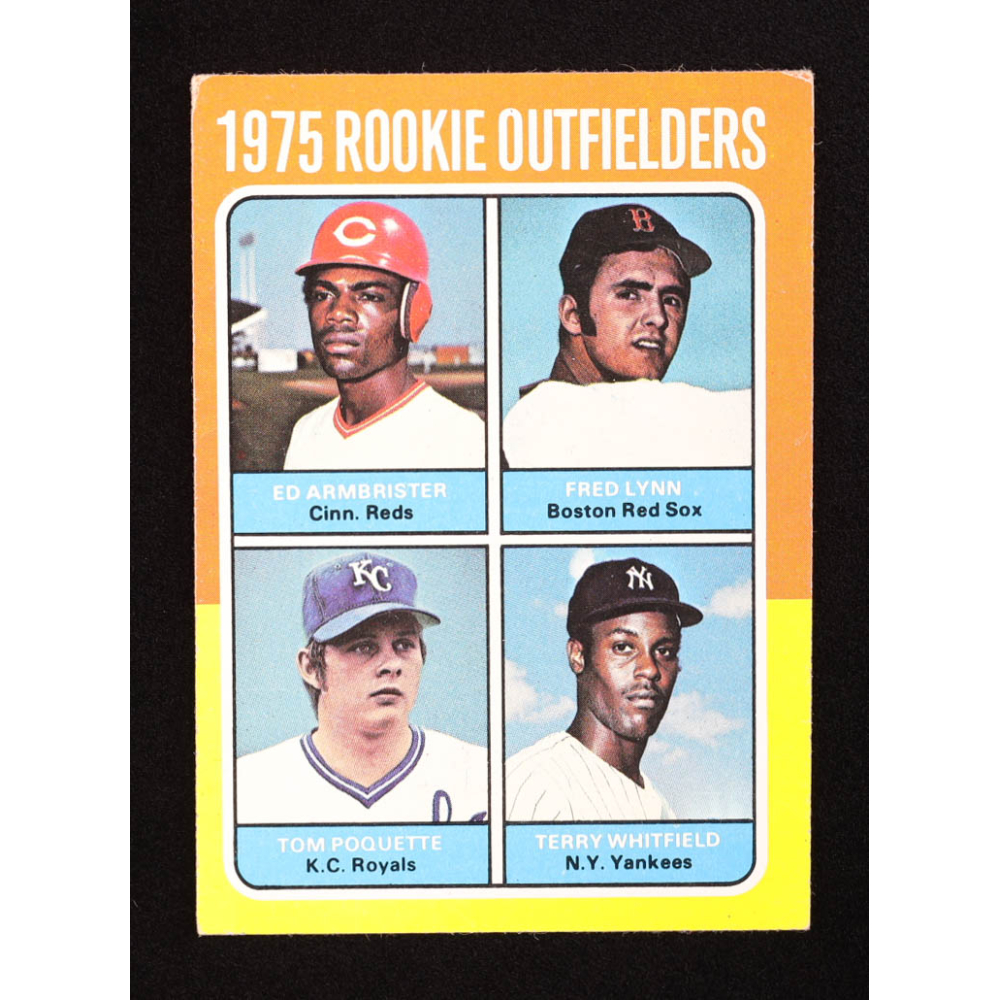 Ed Armbrister / Fred Lynn / Tom Poquette / Terry Whitfield 1975 Topps ...