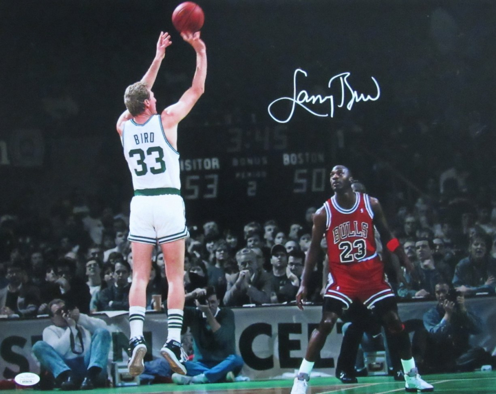 Larry Bird Signed 16x20 Photo (JSA) | Pristine Auction