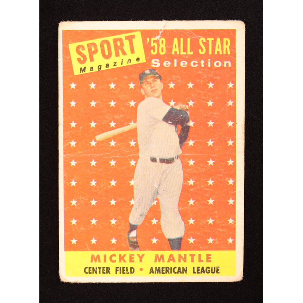 Mickey Mantle 1958 Topps #487 AS TP | Pristine Auction