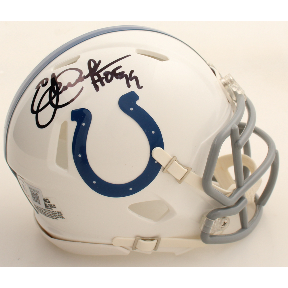 Eric Dickerson Signed Colts Speed Mini Helmet Inscribed "HOF 99 ...
